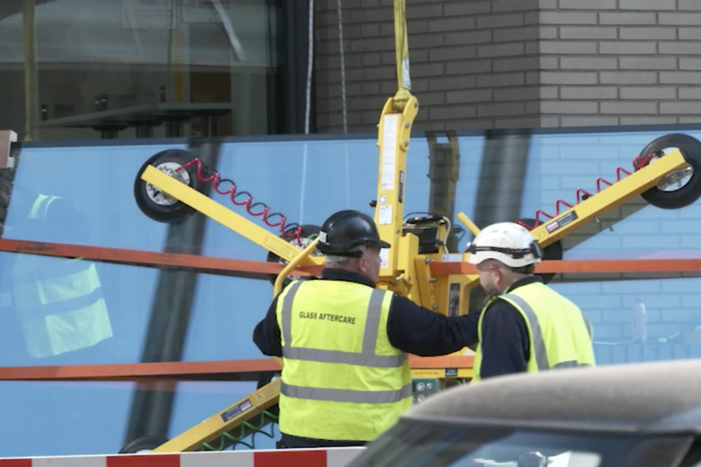 The Halo Building, London - High Level Glazing - Glass Aftercare